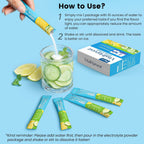 portable electrolyte packets for travel