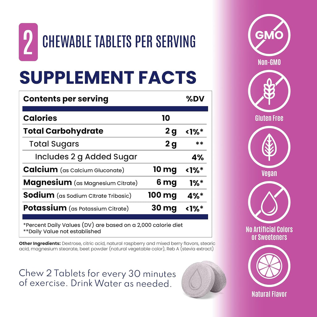 Portable electrolyte powder for on-the-go