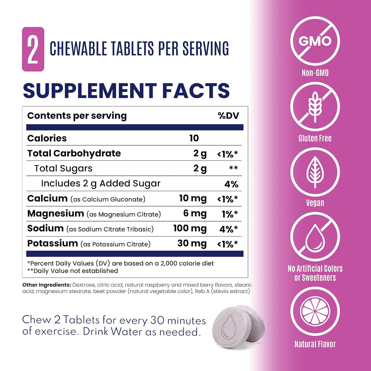 Portable electrolyte powder for on-the-go