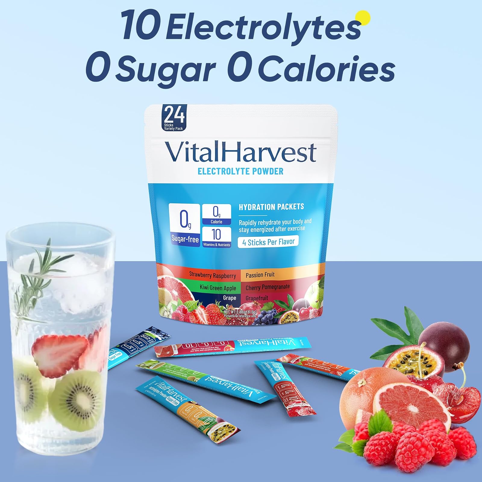portable electrolyte powder for travel