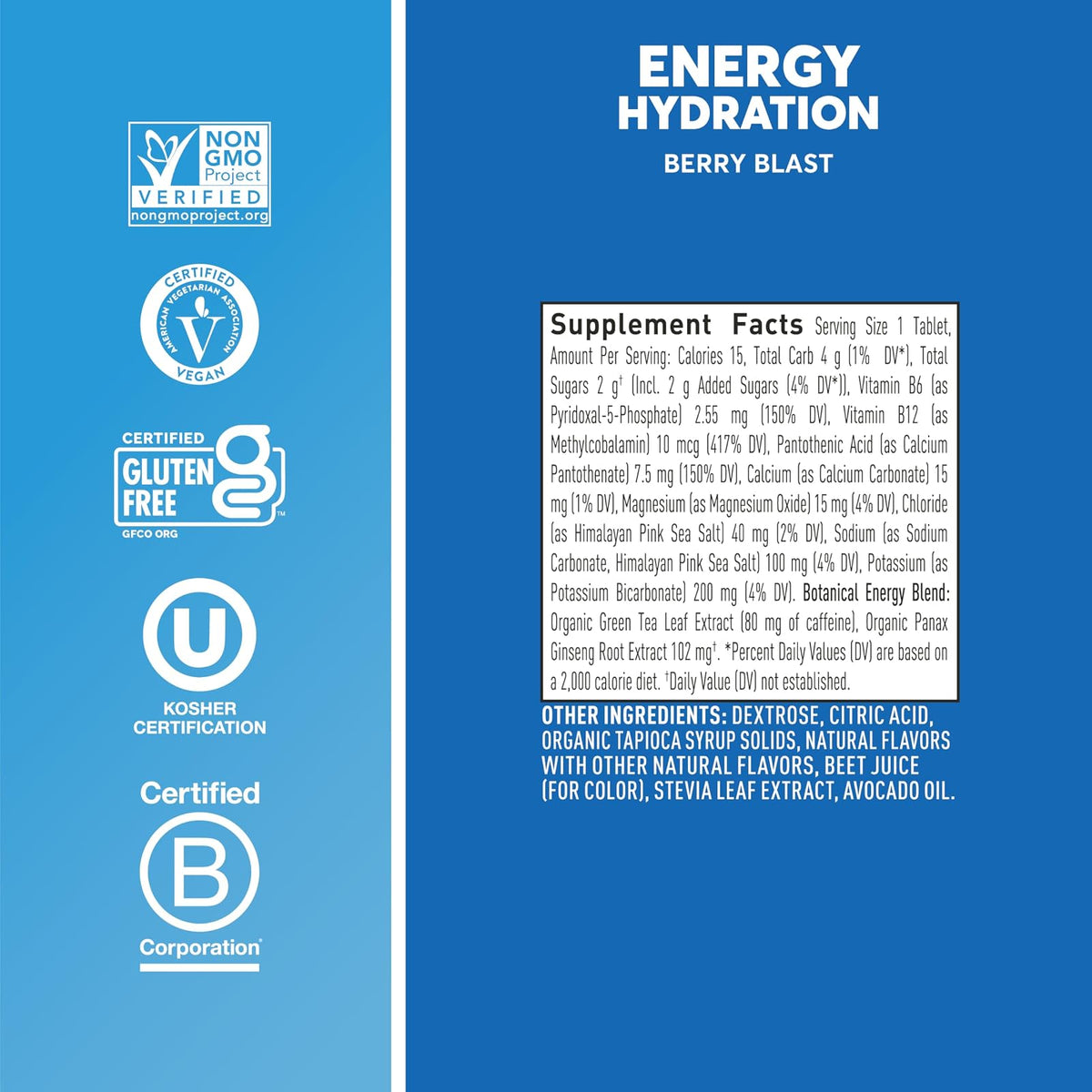 Portable electrolyte tablets for on-the-go