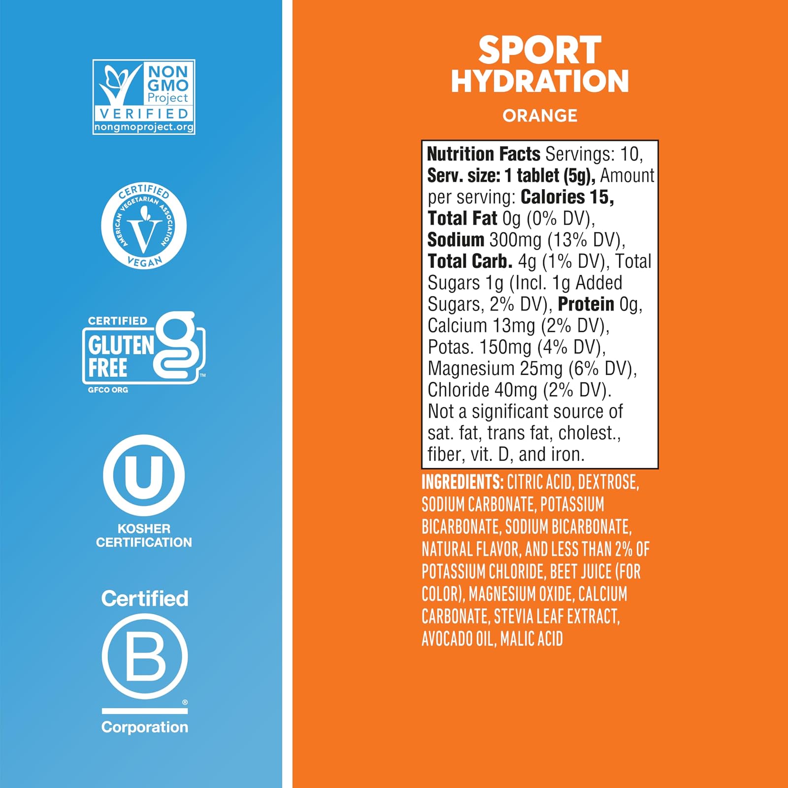 Portable electrolyte tablets for on-the-go