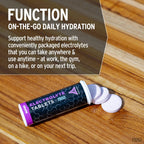 Portable electrolyte tablets for sports