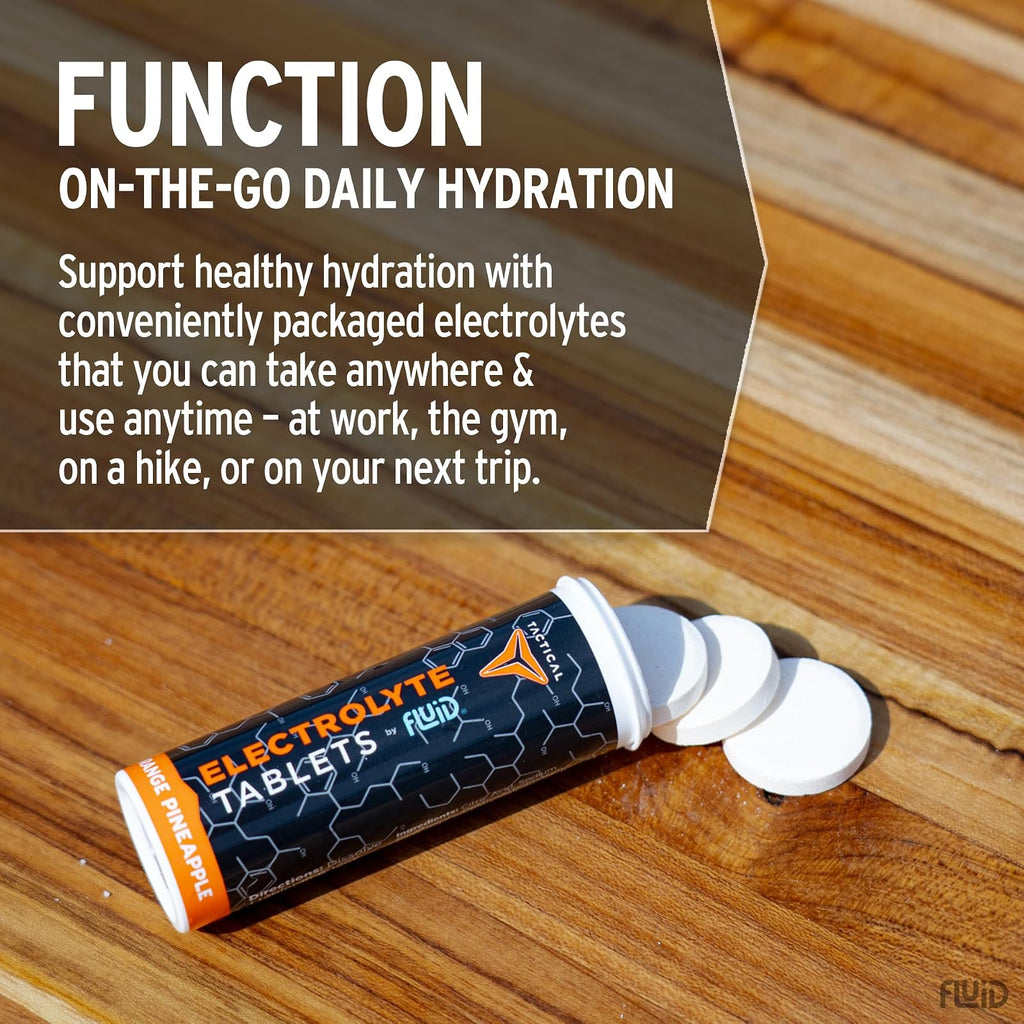 Portable electrolyte tablets for sports