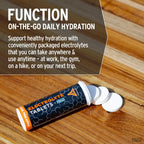 Portable electrolyte tablets for sports