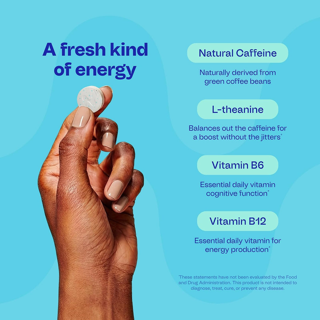 portable energy boost chewing gum