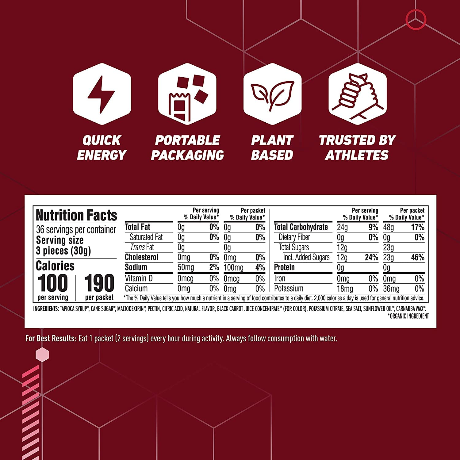 portable energy chews for athletes