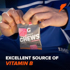 Portable energy chews for sports