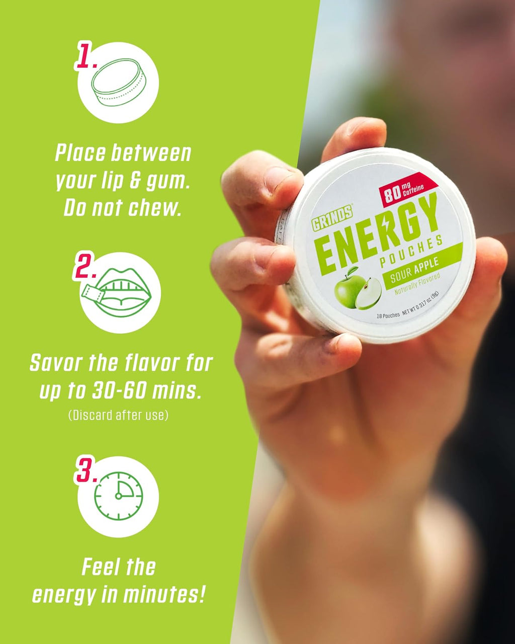 portable energy pouches for on-the-go