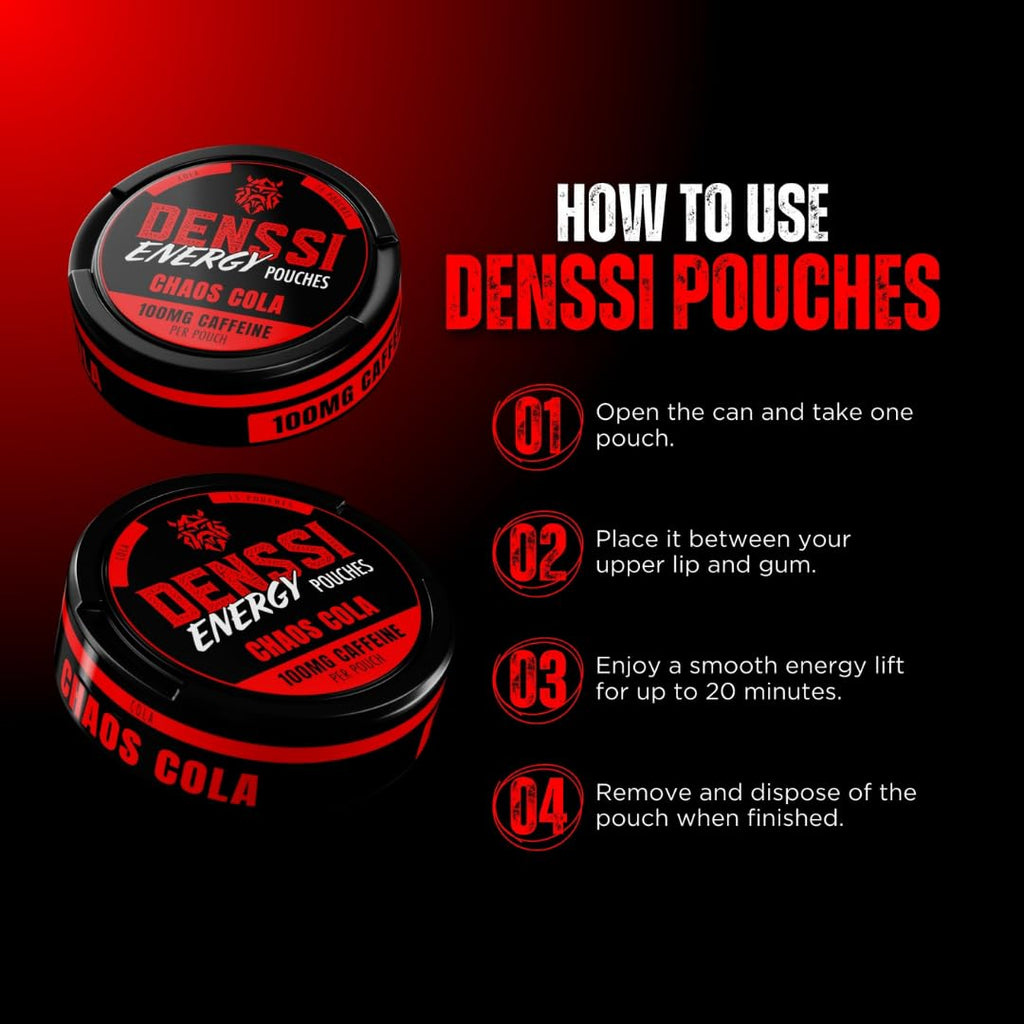Portable energy pouches for workouts
