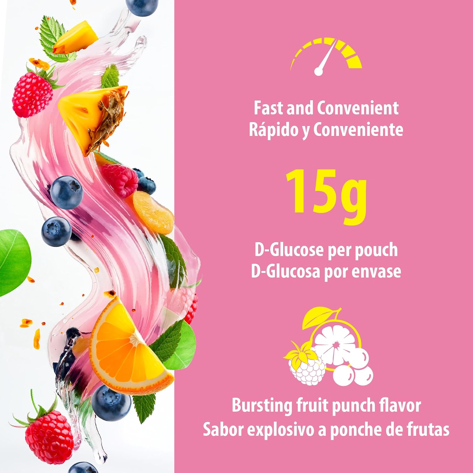 portable glucose gel pouches