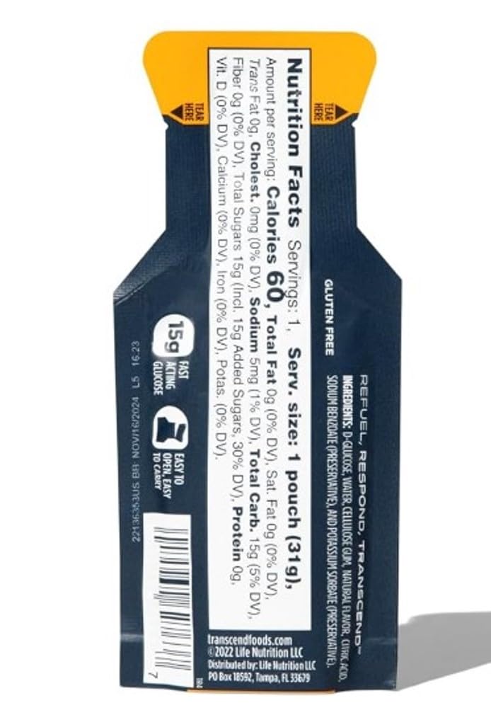 portable glucose gels for athletes