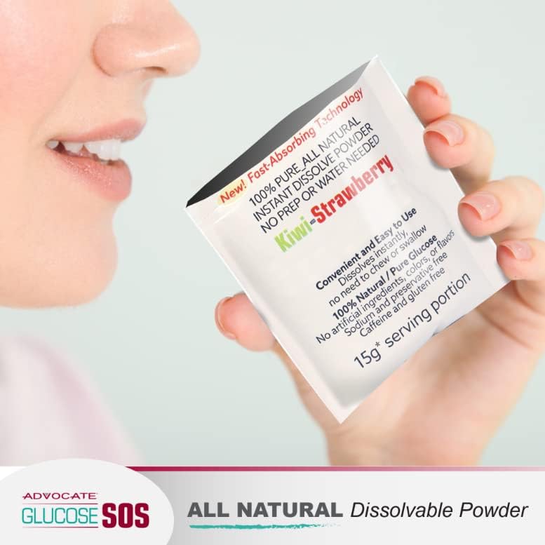 portable glucose SOS packets