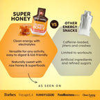 portable honey energy gel sachets