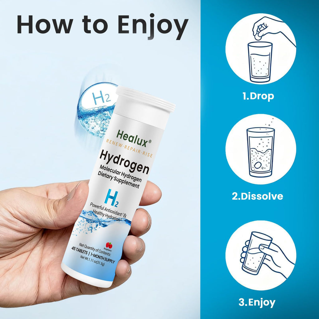 Portable hydrogen water supplement