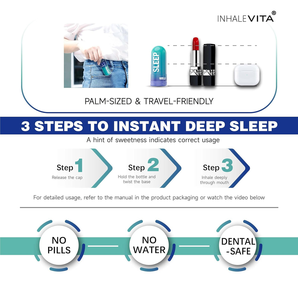 portable inhaler for better sleep