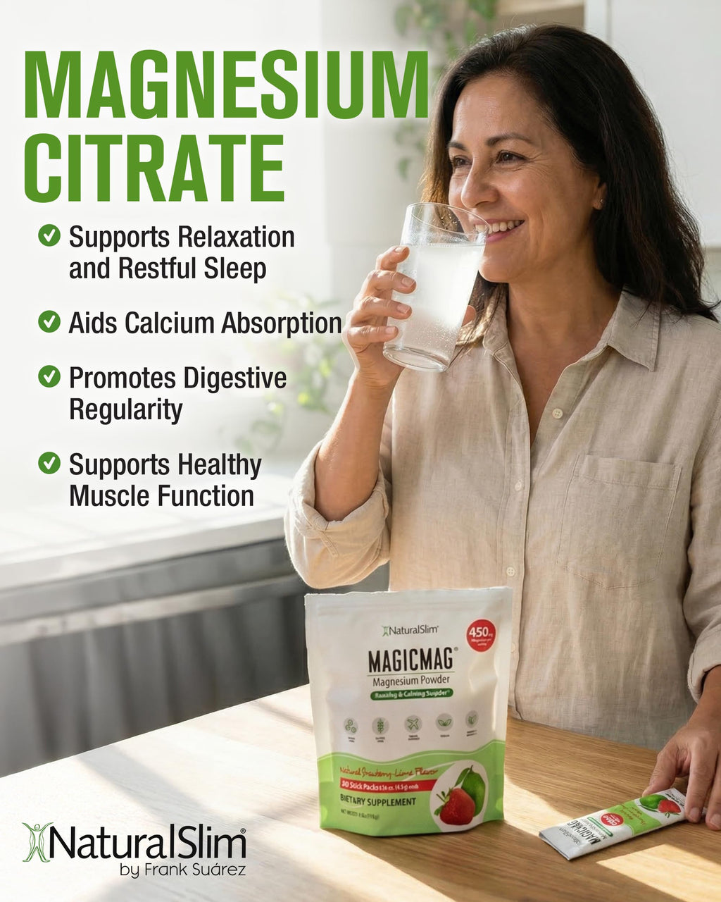 portable magnesium supplement packets
