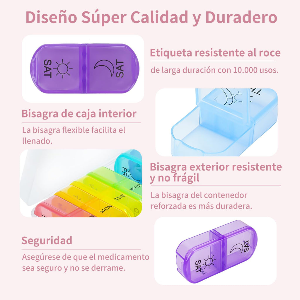 portable pill organizer for travel