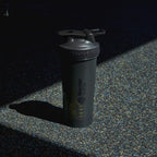 Portable shaker bottle for active lifestyle