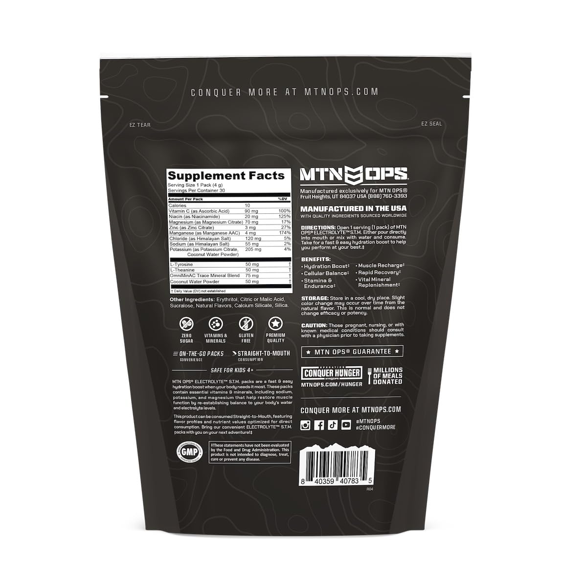 portable sports electrolytes for on-the-go