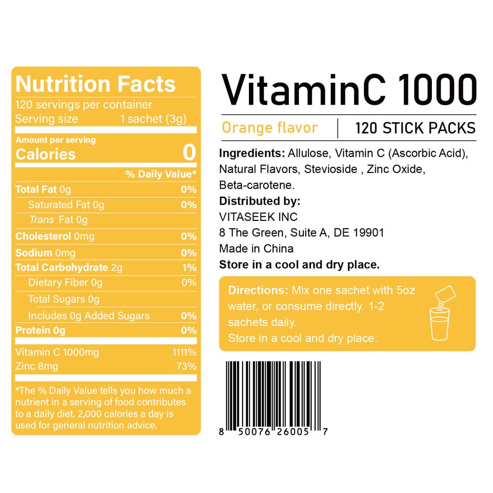 Portable Vitamin C for on-the-go