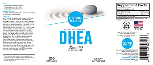 Portions Master DHEA for health