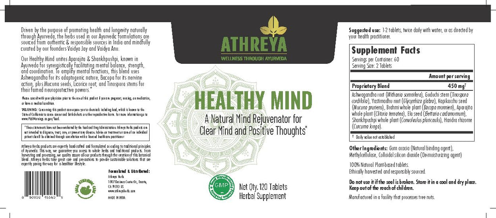 Positive thoughts with blended vitamin & mineral supplements