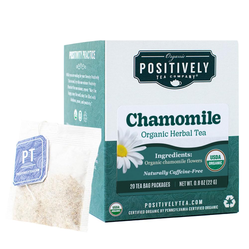 Positively Tea organic chamomile benefits