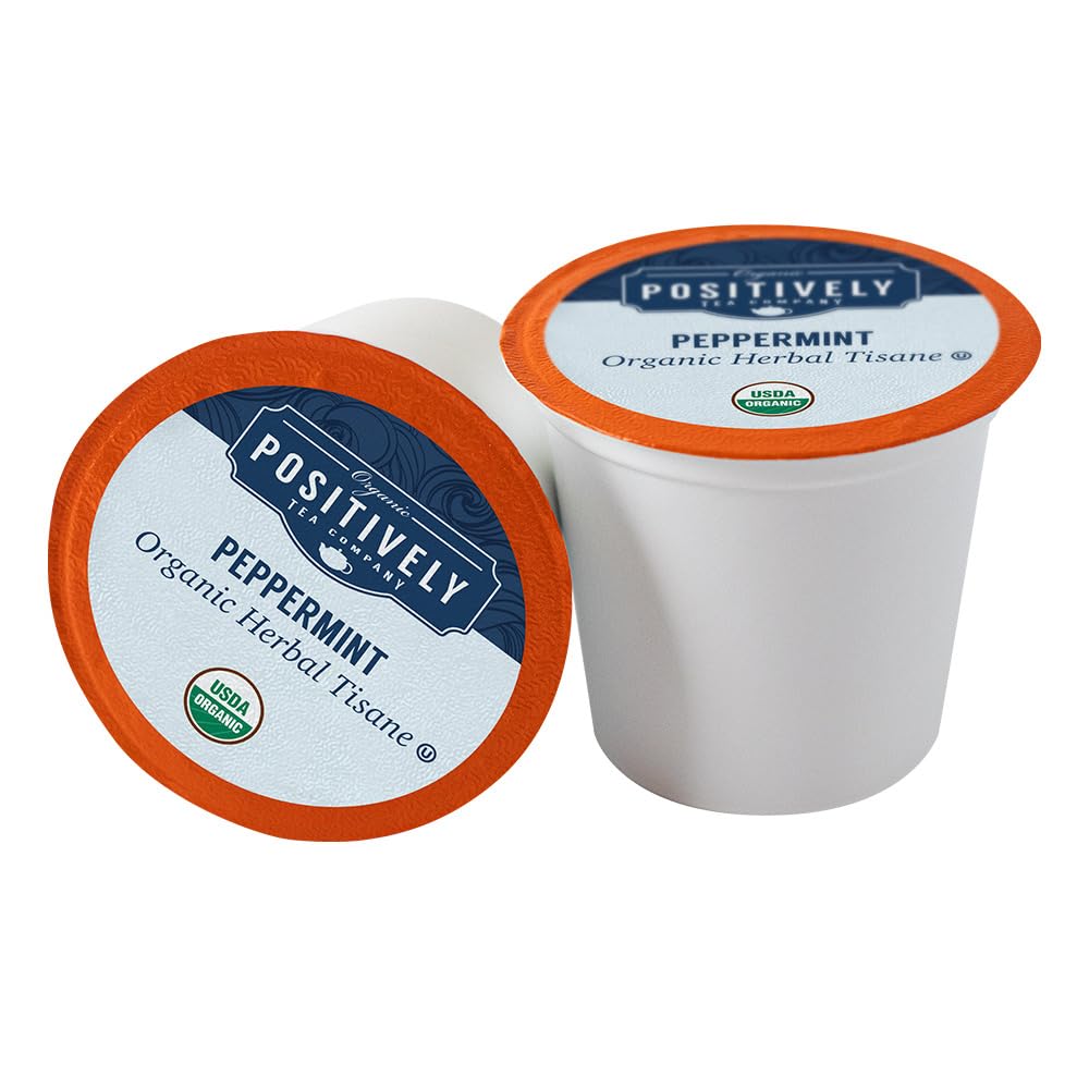 Positively Tea peppermint leaf pods