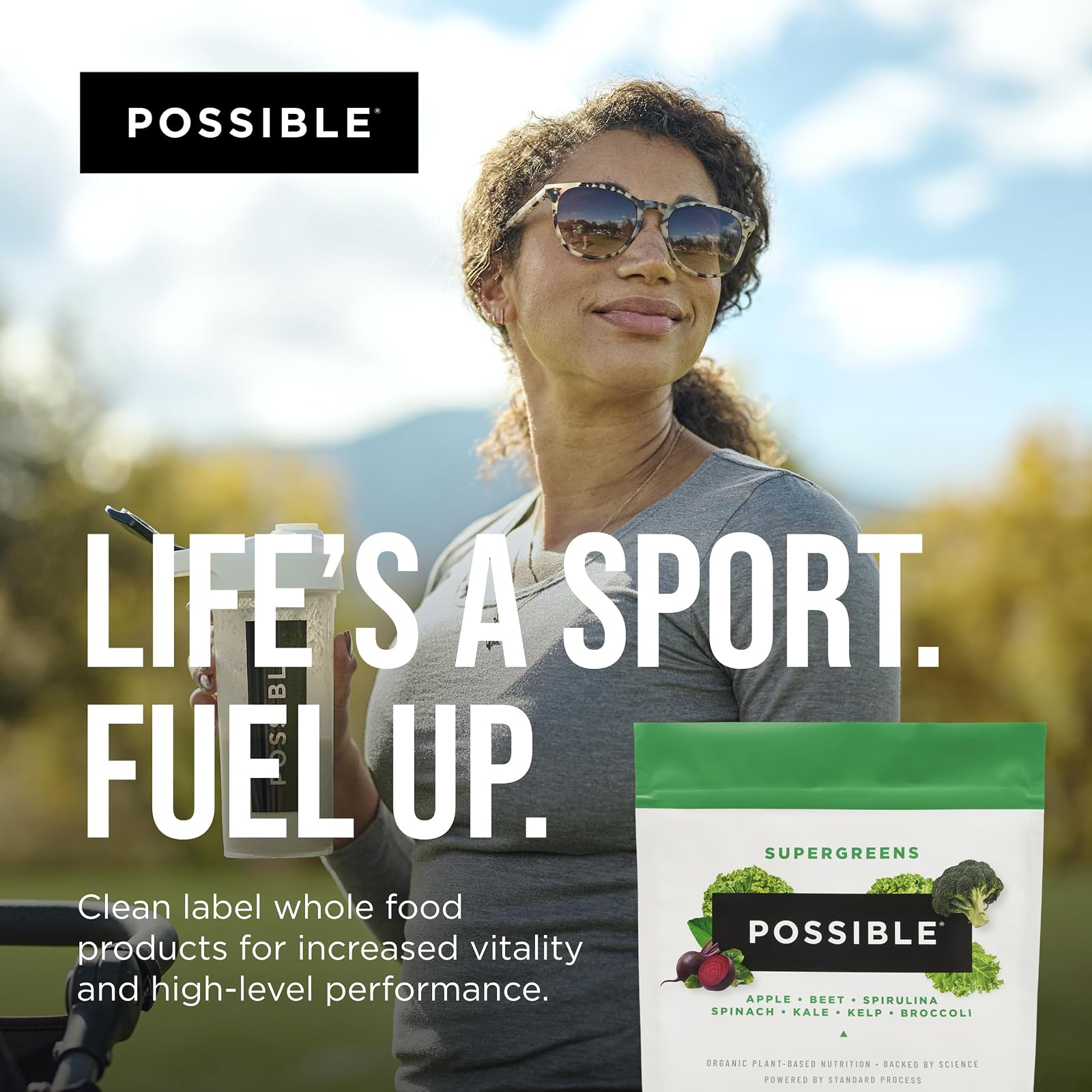 POSSIBLE SuperGreens convenient serving size