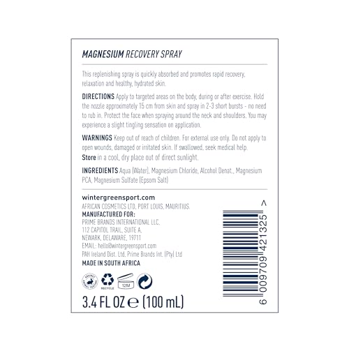 post-exercise magnesium formula