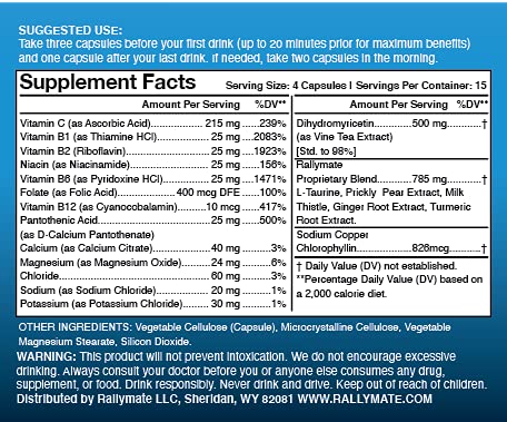 post-party blended vitamin & mineral support