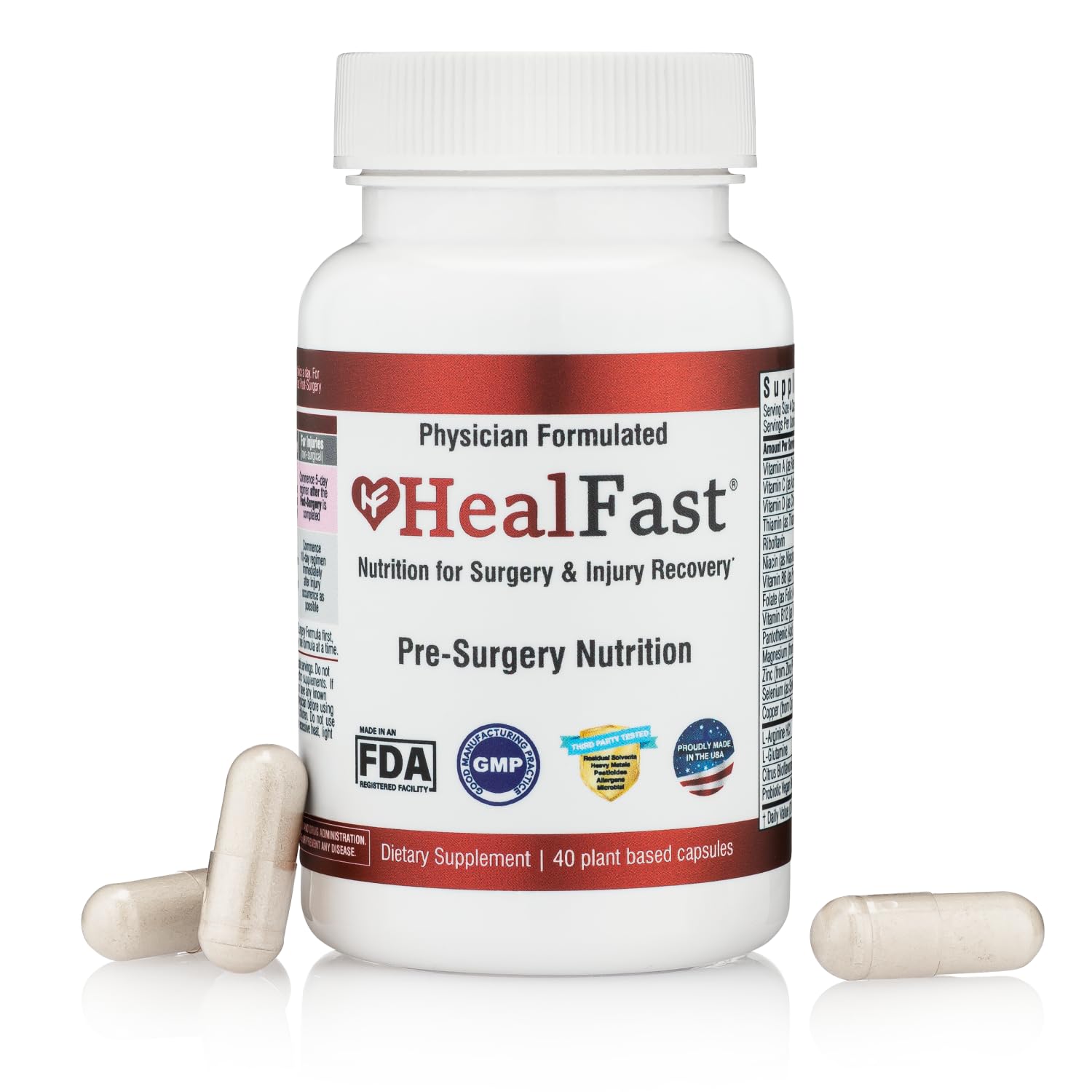 post-surgery blended vitamin & mineral supplements