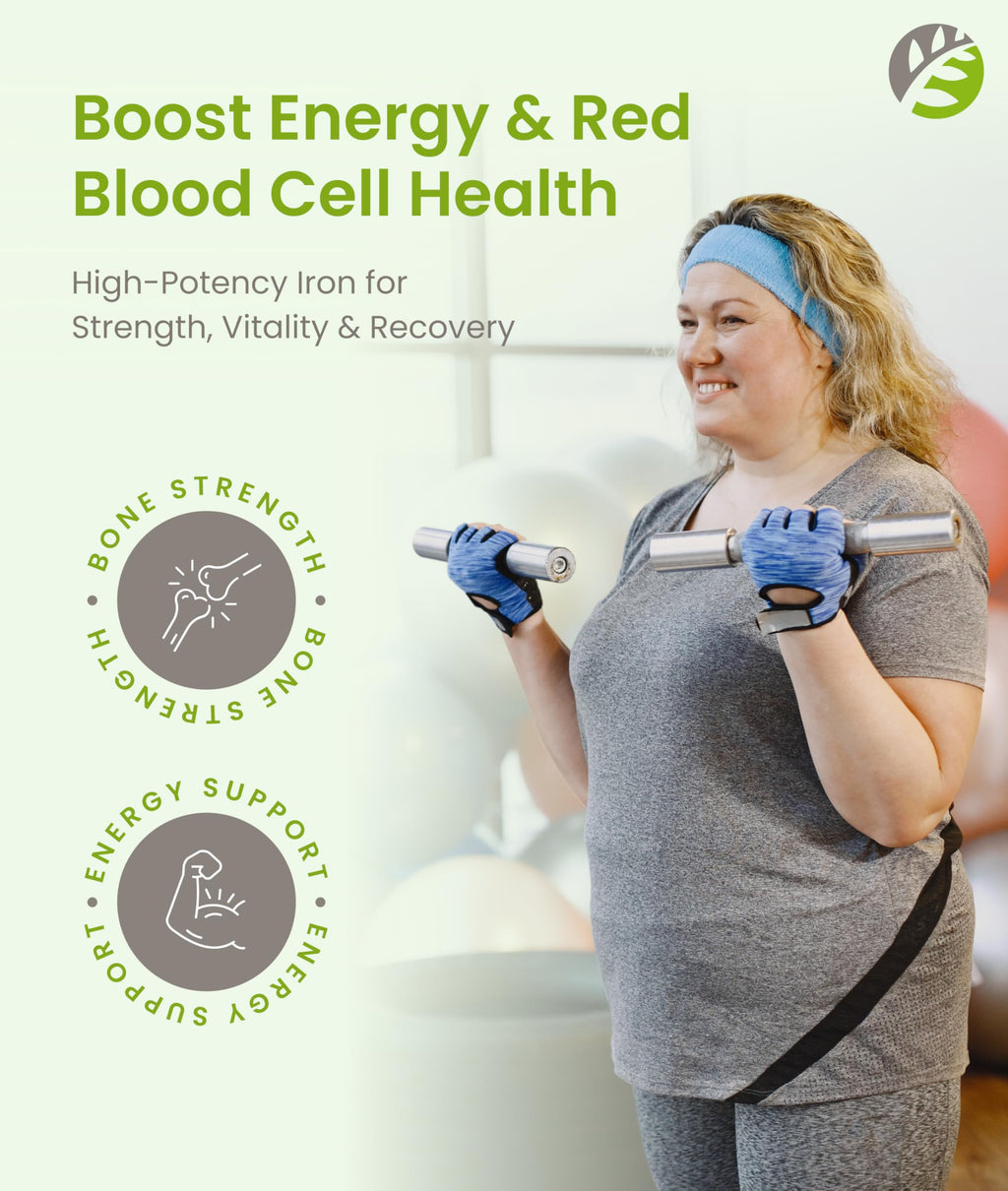 Post-surgery iron supplement for vitality