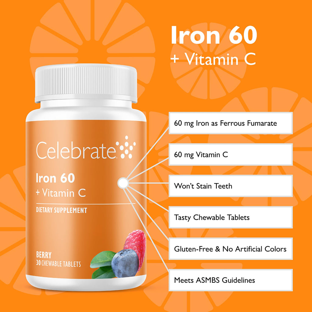 post-surgery iron support with vitamin C