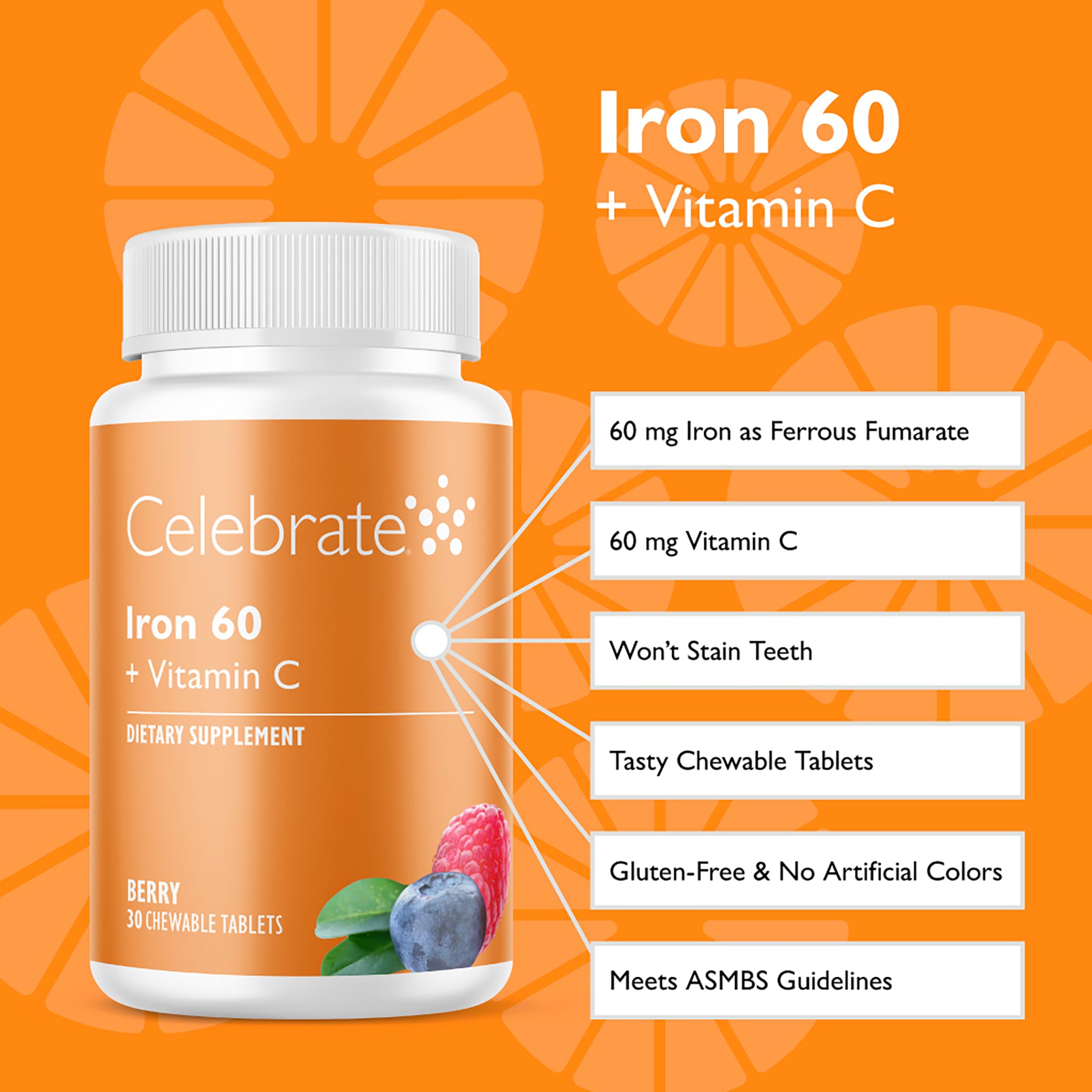 post-surgery iron support with vitamin C