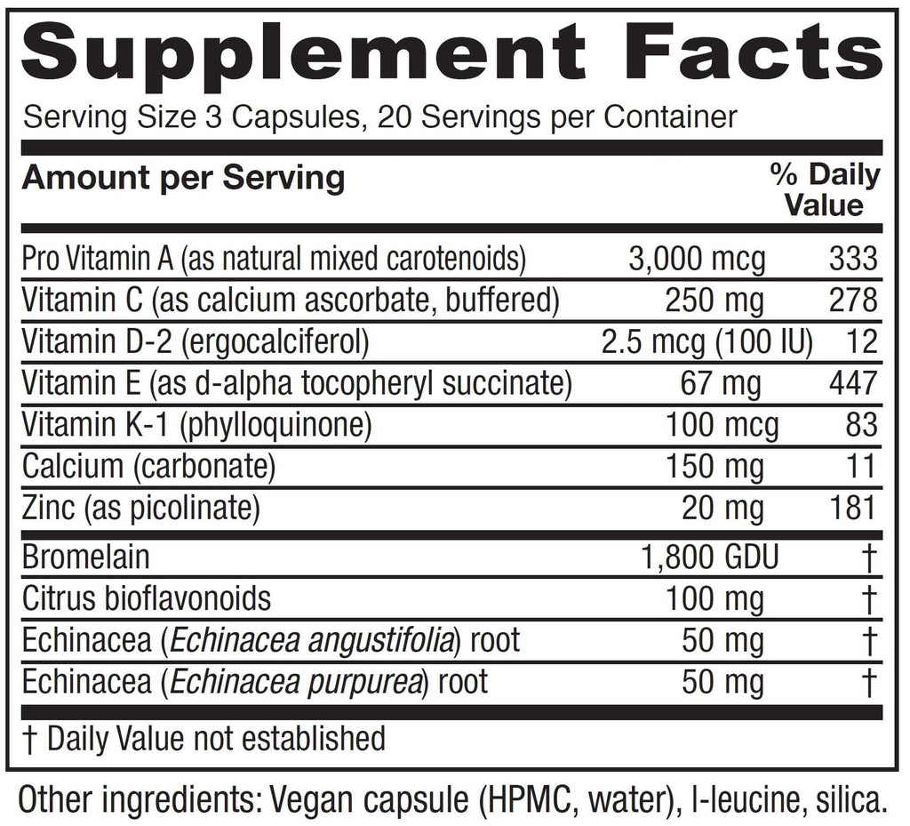 post surgery support blended vitamin & mineral supplements