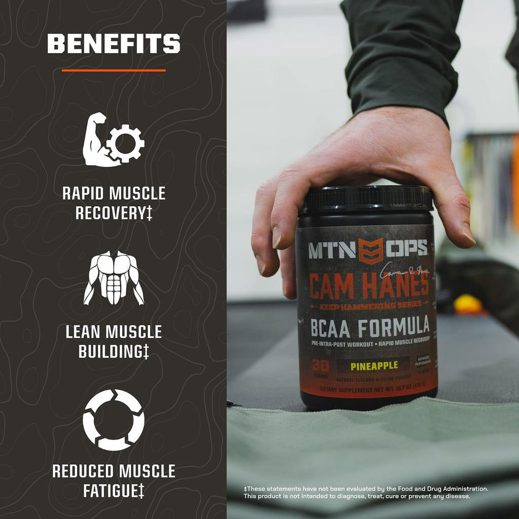 Post-workout BCAA supplement powder
