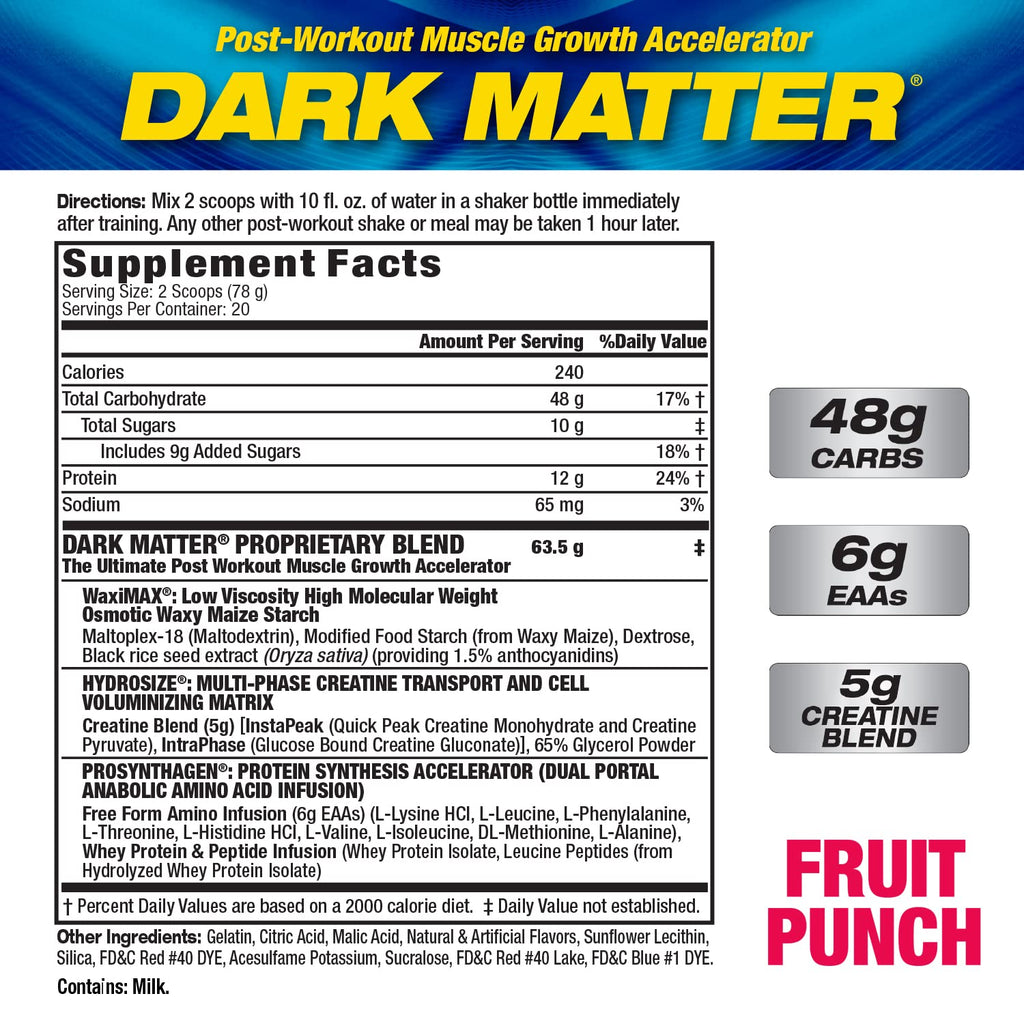Post workout drink for muscle growth