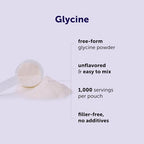 post-workout glycine powder supplement
