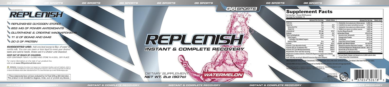post-workout hydration watermelon flavour