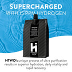 post-workout hydration with HTWO