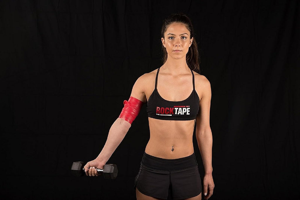 post-workout muscle relief with Rocktape