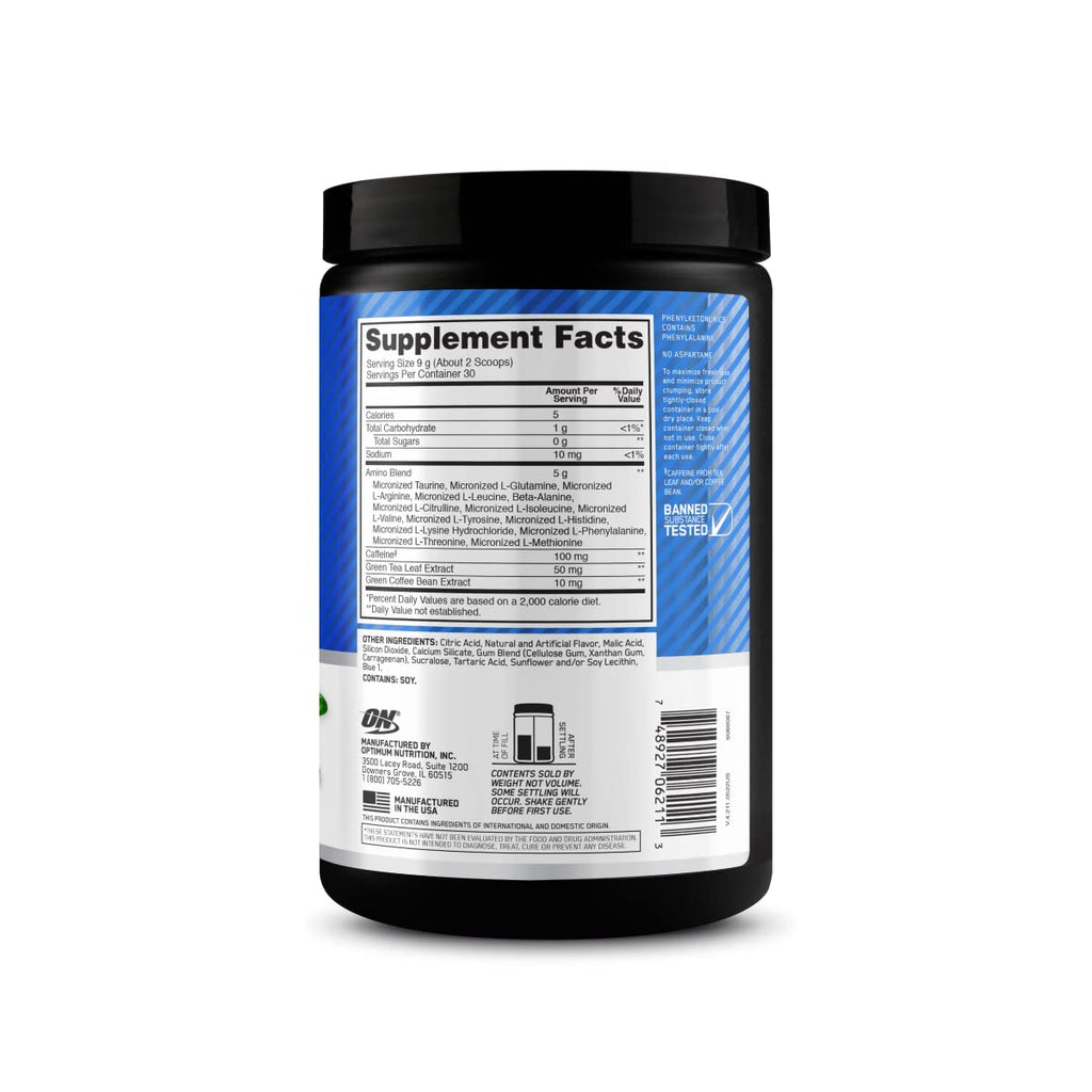post-workout recovery amino energy