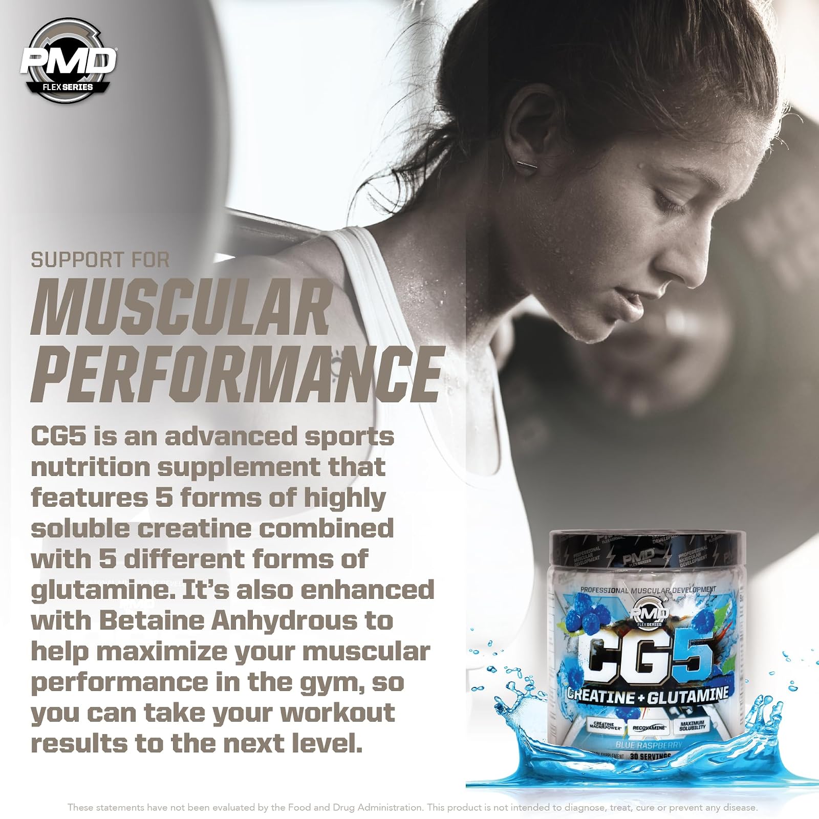 Post-workout recovery with creatine and glutamine