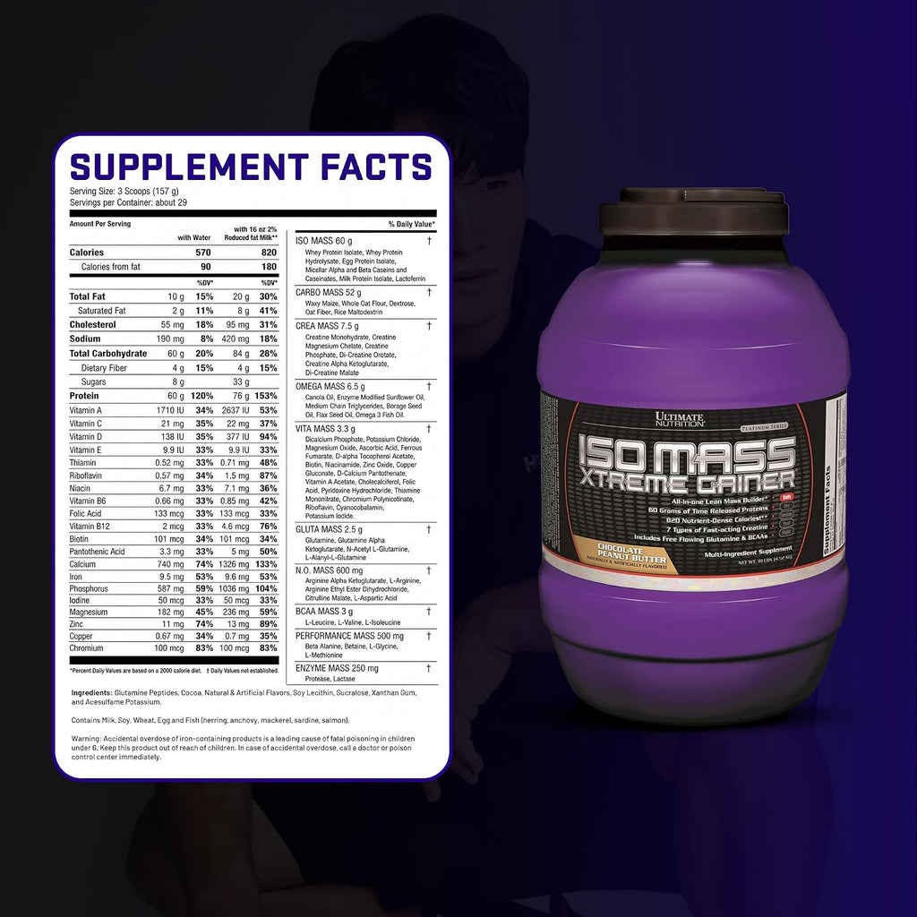 post-workout recovery with ISO mass gainer