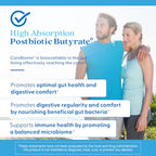 Postbiotic butyrate for overall vitality