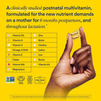 Postnatal multivitamin with essential nutrients