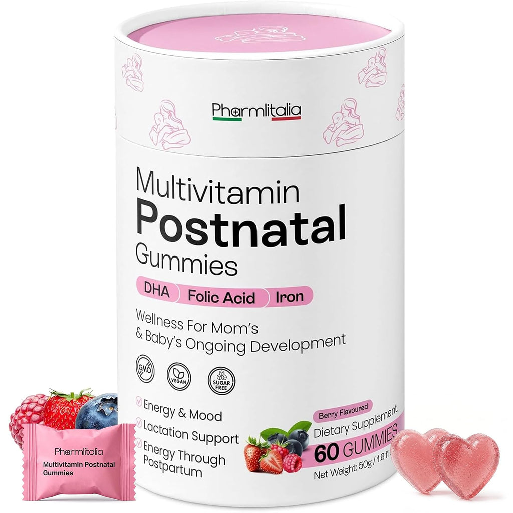 postnatal vitamins gummies with iron