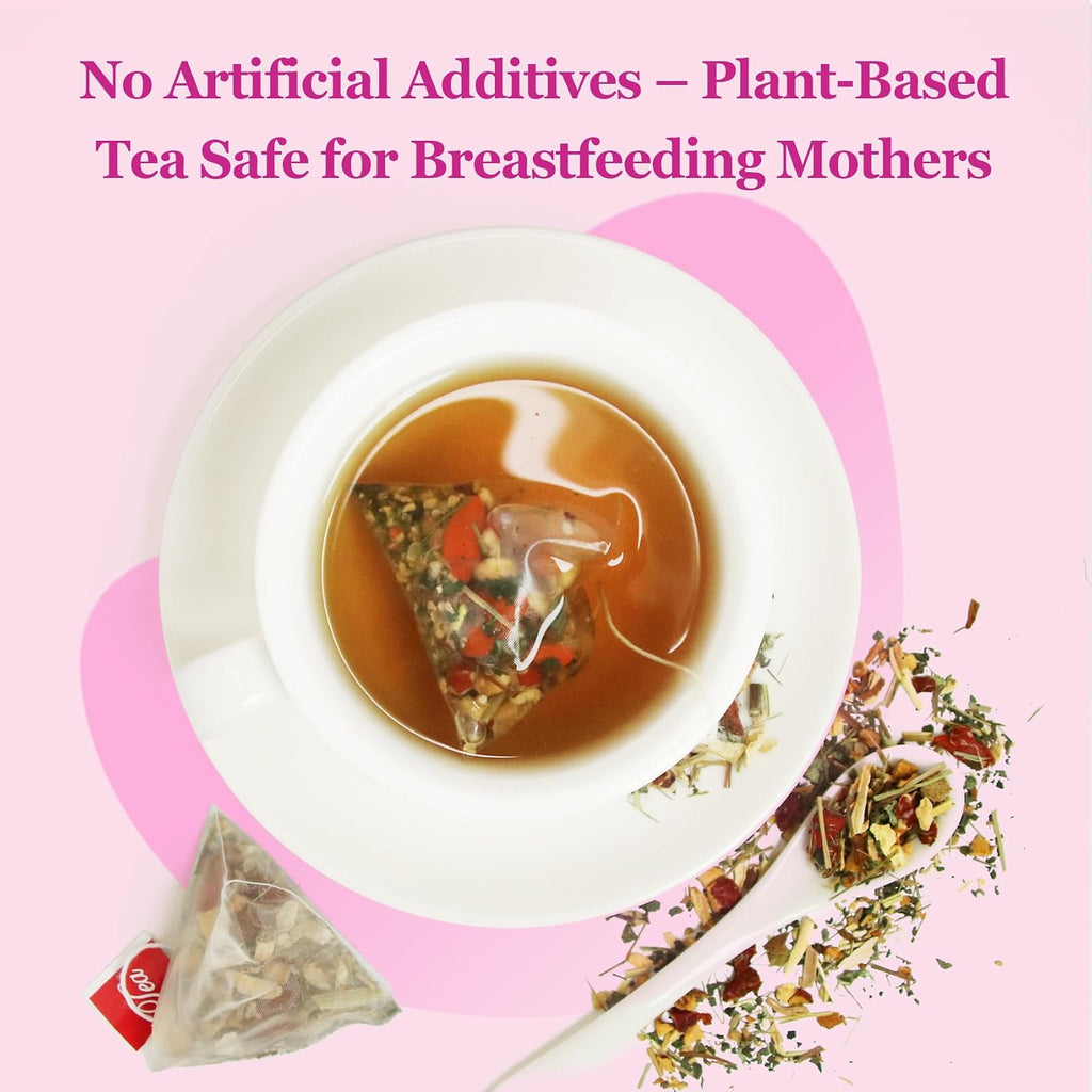 postpartum wellness with herbal tea